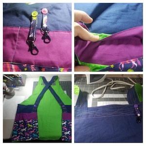 Pottery Apron Sewing Pattern/split Leg Apron /pinafore Pattern | Etsy