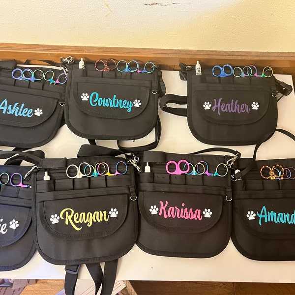Custom Vet Tech Fanny Pack, Vet Tech Tool Belt, Vet Tech Organizer Belt ...