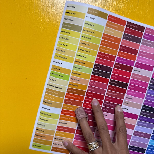 SOLID COLOR CHART - Peel and Stick Tile, Tile Stickers for Wall and ...