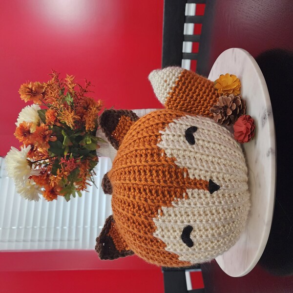 CROCHET PATTERN X Crochet Fox Pumpkin, English Written Pattern, PDF ...