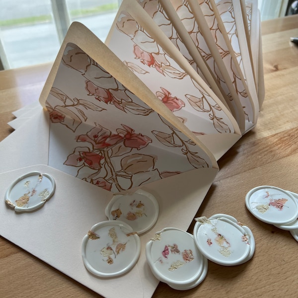 Seashell/pearl/clam/nautical/beach Wedding Handmade Self-adhesive Wax ...