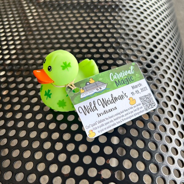 Custom Cruise Duck Tag, Duck Tagging, Cruising Ducks - Etsy