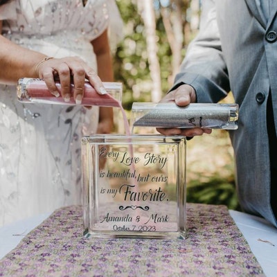 Unity Sand Set for Blended Family, Blended Family Wedding Ceremony ...