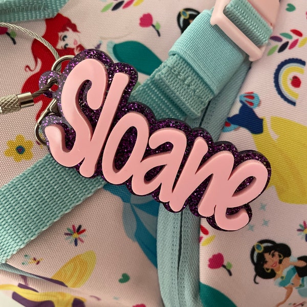 Backpack Tag, Backpack Name Tag for Kids, Personalized Bag Tag, Luggage ...
