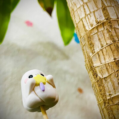 Cute Rainbow Marshmallow Keyring, Kawaii Keychain, Handmade, Novelty ...