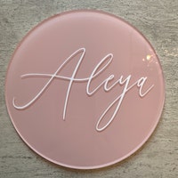 Custom Pregnancy Announcement Sign Acrylic Pregnancy Sign Expecting ...