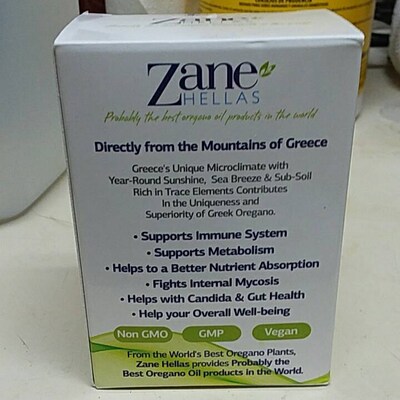 Zane Hellas Immune Premium Softgels. 100% Natural Formula. Multiple ...