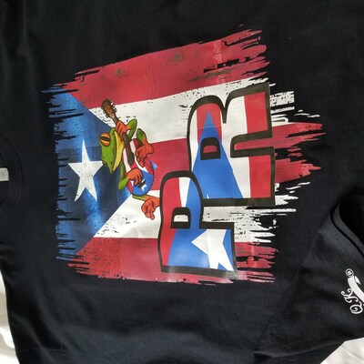 Puerto Rico Rican Distressed Ripped Torn Flag Country World Nation Sign ...