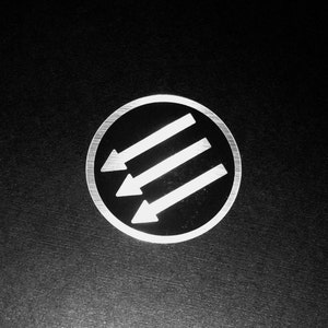 3 Anti Fascist 2 Sticker Pack Iron Front Vinyl Black & | Etsy