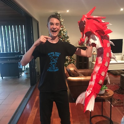 DIY Gyarados Paper Mask - Etsy