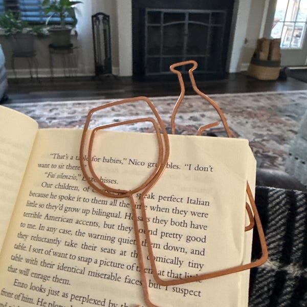Fire Bookmark | Handmade Copper Wire Line Art | Flame Campfire ...