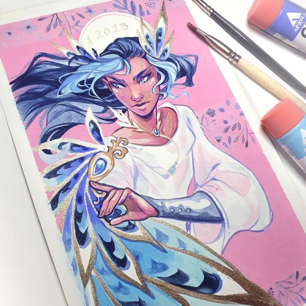 Afternoon Tea Collection Quarter Pans Tin Vegan Handmade Watercolor ...