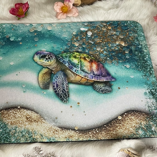 Sea Turtle Mousepad Png, Turtle Mouse Pad Sublimation Designs, Turtle ...