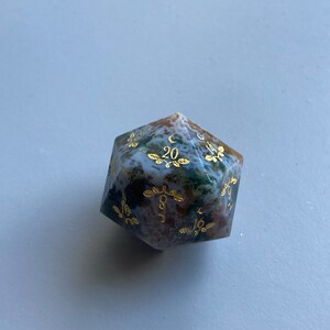 Dnd Dice Set Coral Fossil Polyhedral Dice Set Gemstone Set Dungeons and ...