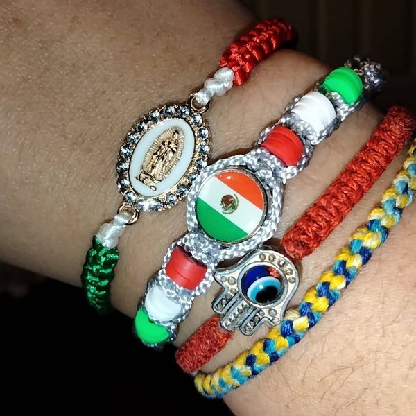 I Love Mexico Bracelet Adjustable - Etsy