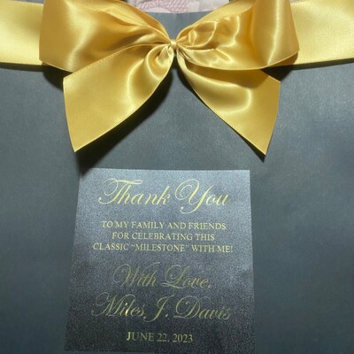 100 Custom Gold Foil Labels Custom Real Foil Label Gold Foil - Etsy