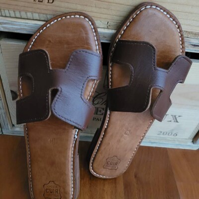 Natural Raffia Sandals, Raffia Shoes for Women, Handmade Raffia Mules ...