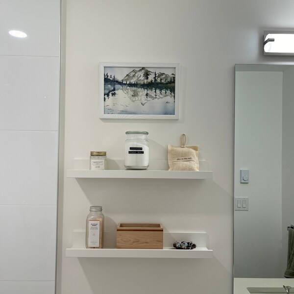 Polished Black Metal Picture Frame Thin Minimalist Scandinavian Modern ...