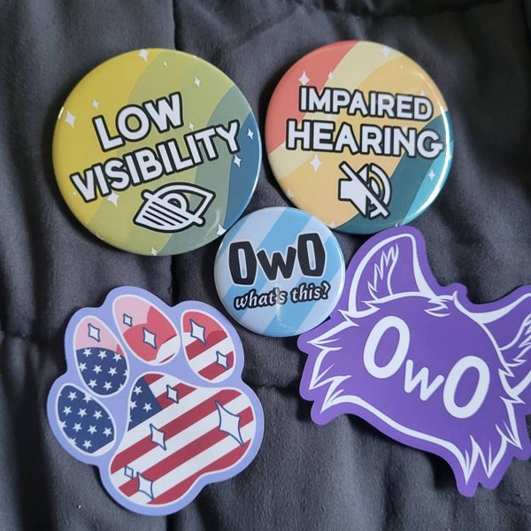 Fursuit & Cosplay Awareness Button Badges | 38mm or 58mm - Etsy