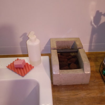 Cyan Soap Dish Turquoise Soap Tray 3d Printed Recycled - Etsy