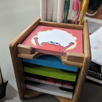 Sticky Notes Holder Pen Holder Sticky Notes 3x3 Sticky Notes Dispenser ...