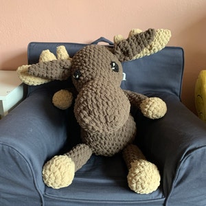 Manny Moose CROCHET PATTERN Amigurumi Crochet Pattern PDF - Etsy