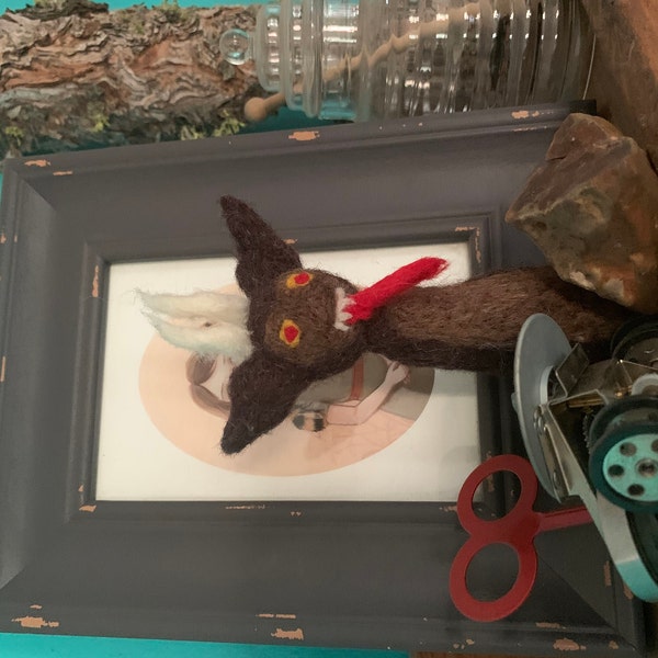 Mothman Sun Beam Art Print, Mothman Art, Fresno Nightcrawlers, Cryptid ...