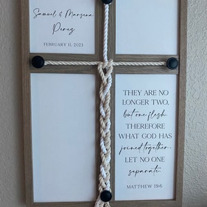 A Cord of Three Strands Unity Ceremony Braided Cross Wedding - Etsy