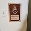 Masonic Plaque Custom Wood Engraved - Etsy