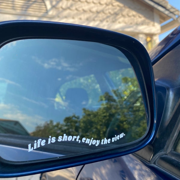 Car Vinyl Sticker, Car Mirror Decal, Rearview Mirror Decal, Car Window ...