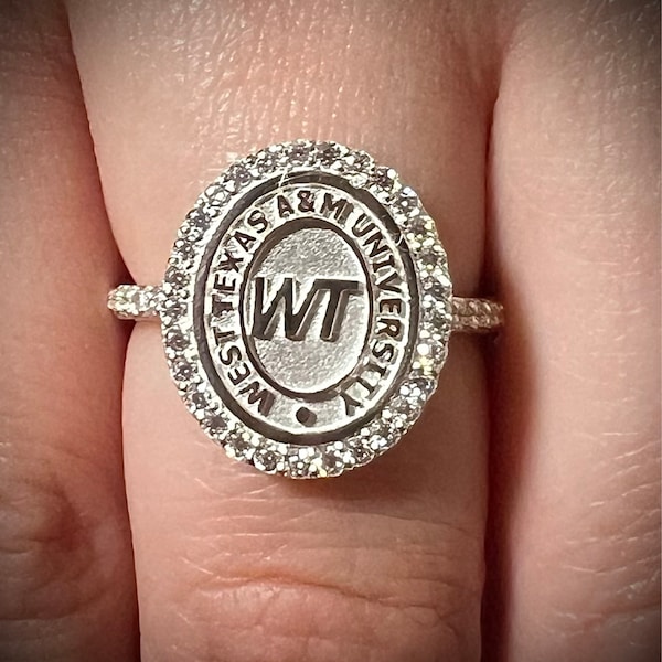 Silver and Gold College Class Rings, Women's Class Ring, Gold ...