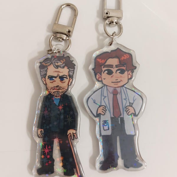 3 Inch House MD Greg House James Wilson Holographic Acrylic Charm ...