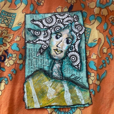 Physical Whimsical Mixed Media OOAK Art Doll - Etsy