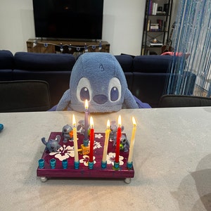 Princess Menorah Classic Disney Judaica Hanukkiah Repurposed Jasmin ...