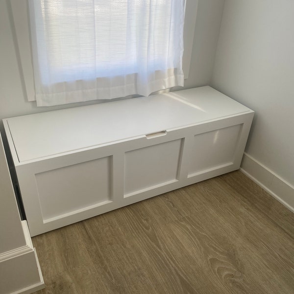 Shaker-style Storage Bench / Window Bench / Top-opening Kitchen Storage ...