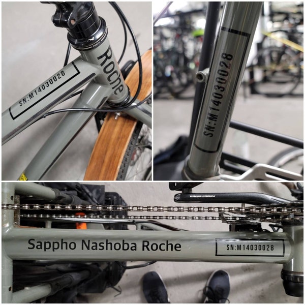 Custom Bike Frame Decals - Bike Frame Decals - Custom Decals - Custom ...