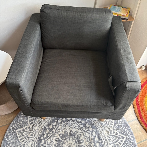 Strandmon Cover, Ikea Strandmon Wing Chair Cover, Strandmon Slipcover ...