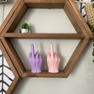 Middle Finger Candle FU Candle, Teen Room Decor, Candle Mold, Aesthetic ...