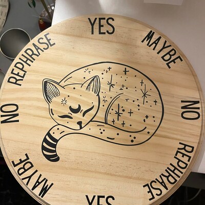 Cat Moon Design, Printable Pendulum Board, Pendulum Board, Pendulum ...