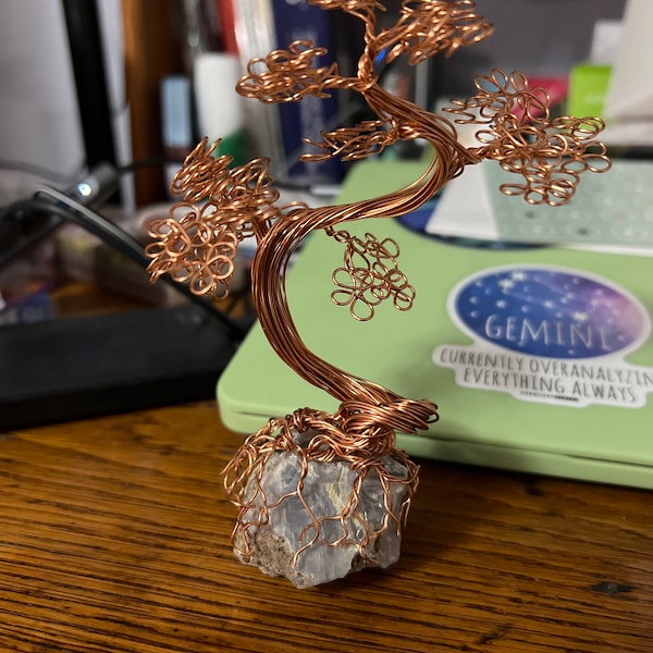 Obsidian Healing Crystal Tree of Life Handmade Sculpture Birthday ...