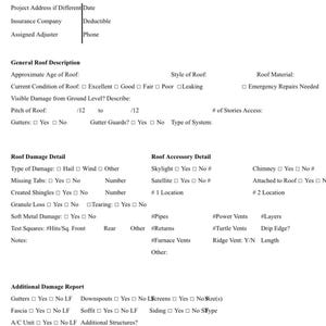 HVAC SPEC SHEET ︱ Ducts ︱measuring ︱template ︱heating︱ Cooling︱ - Etsy
