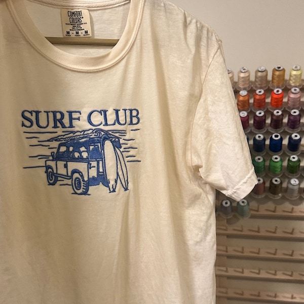 Surf Club Machine Embroidery Designs, Beach, Ocean, Embroidery Files ...