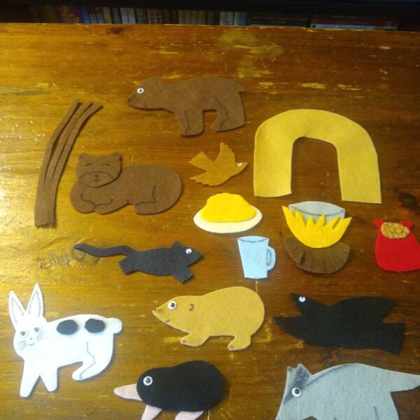 Little Bear Weather Dress Up" Children Story Flannel Board Felt Set - Etsy