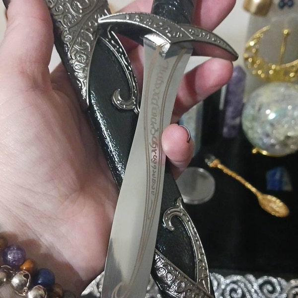 Traditional Witch Ritual Black Athame / Dagger - Etsy