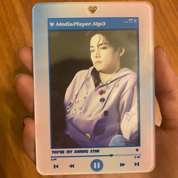 Soft Yk2 Kpop Acrylic Photocard Holder PRE ORDER!* - Etsy