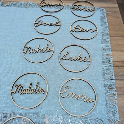 MDF Laser Cut Names Wedding Place Names Table Decoration MDF Placename ...