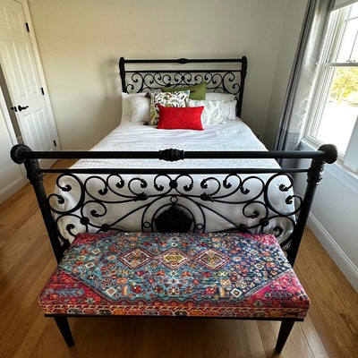 Rug Bench, Upholstered Bench, Sitting Bench, Piano Chair, Ottoman ...