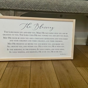 The Blessing, Song Lyrics Kari Jobe, Scripture Wall Art, Wood Signs ...