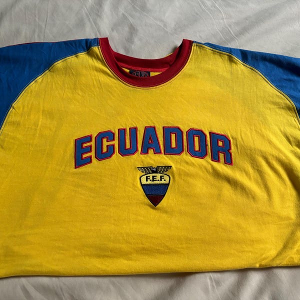 ECUADOR Football Shirt - Etsy