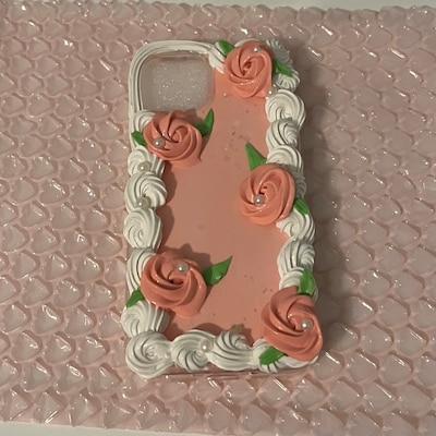 Cute Pink Bow Frame Phone Case for All Brand, Phone Case for Pictures ...